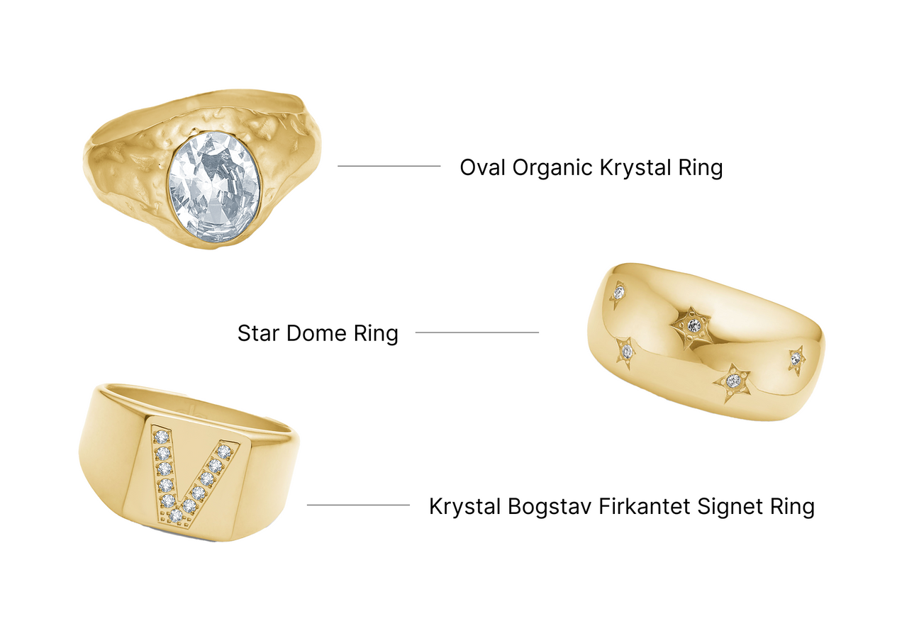 Guide - Sådan styler du dine ringe